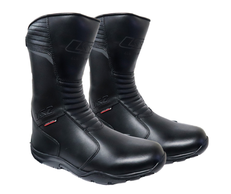 Bota para moto LS2 URANO HOMBRE negro - WATER PROOF - Direli Motos