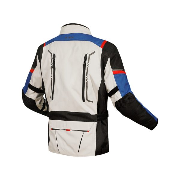 Casaca para moto de hombre LS2 NARVIK azul / negro / gris / rojo ...